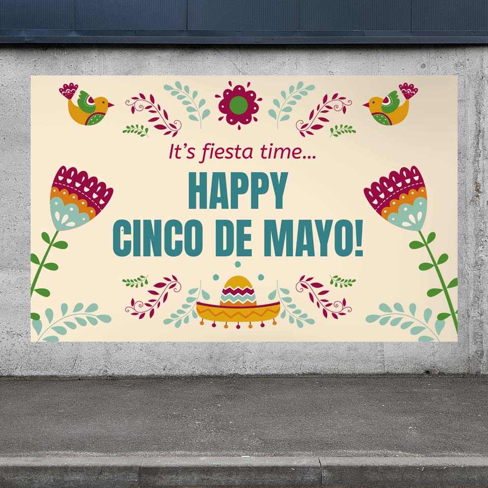 Cinco De Mayo Banners Striking Cinco De Mayo Banners, Signs And