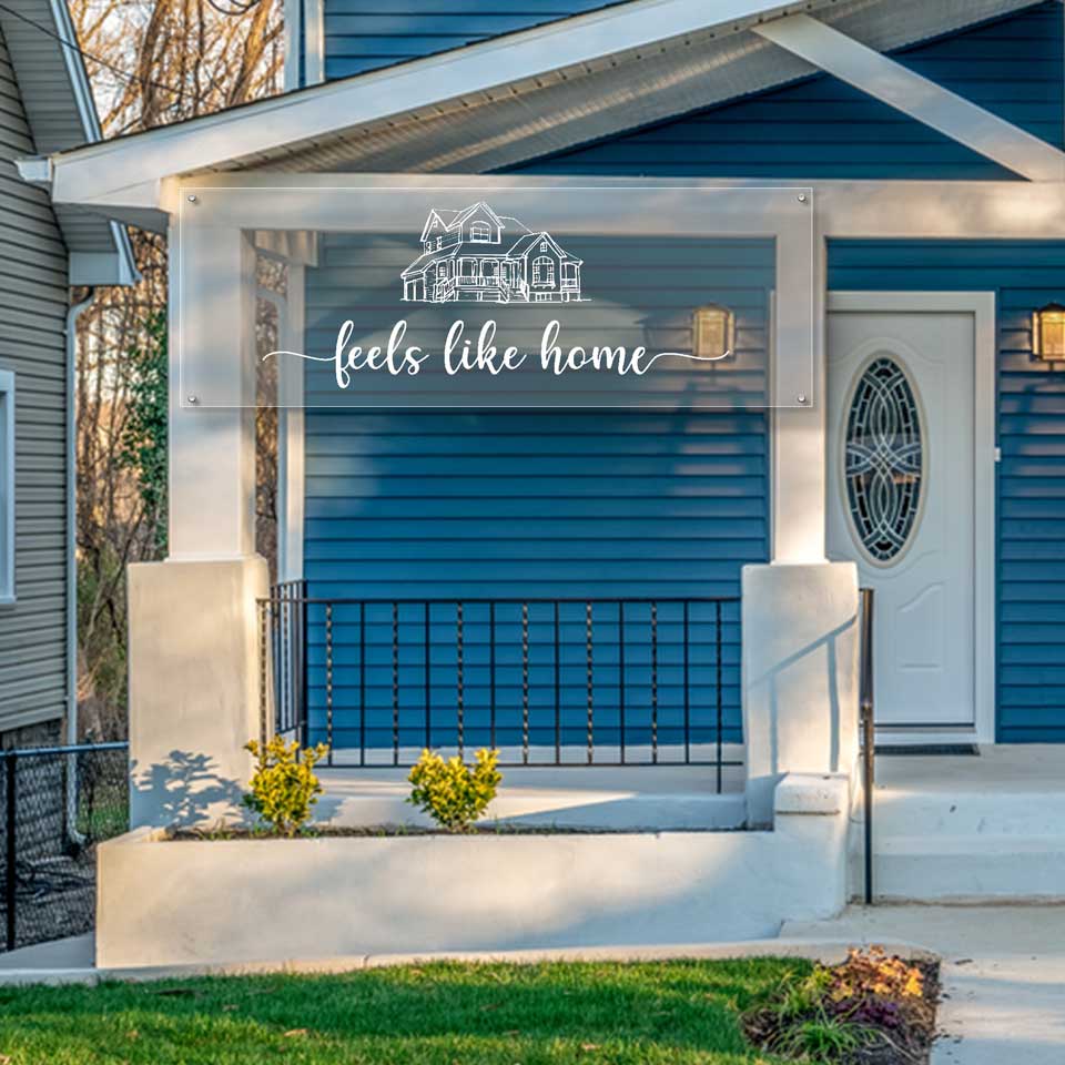Smart Ways on How to Decorate a Front Porch | Blog | Square Signs