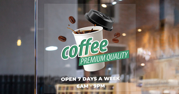 Custom Clear Window Decals & Stickers