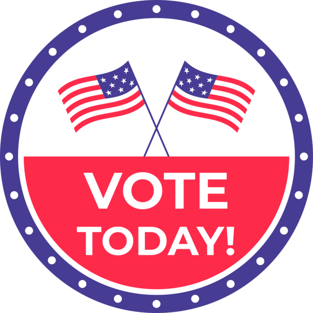 Vote Logos Clip Art Vote Today American Flags Election Campaign