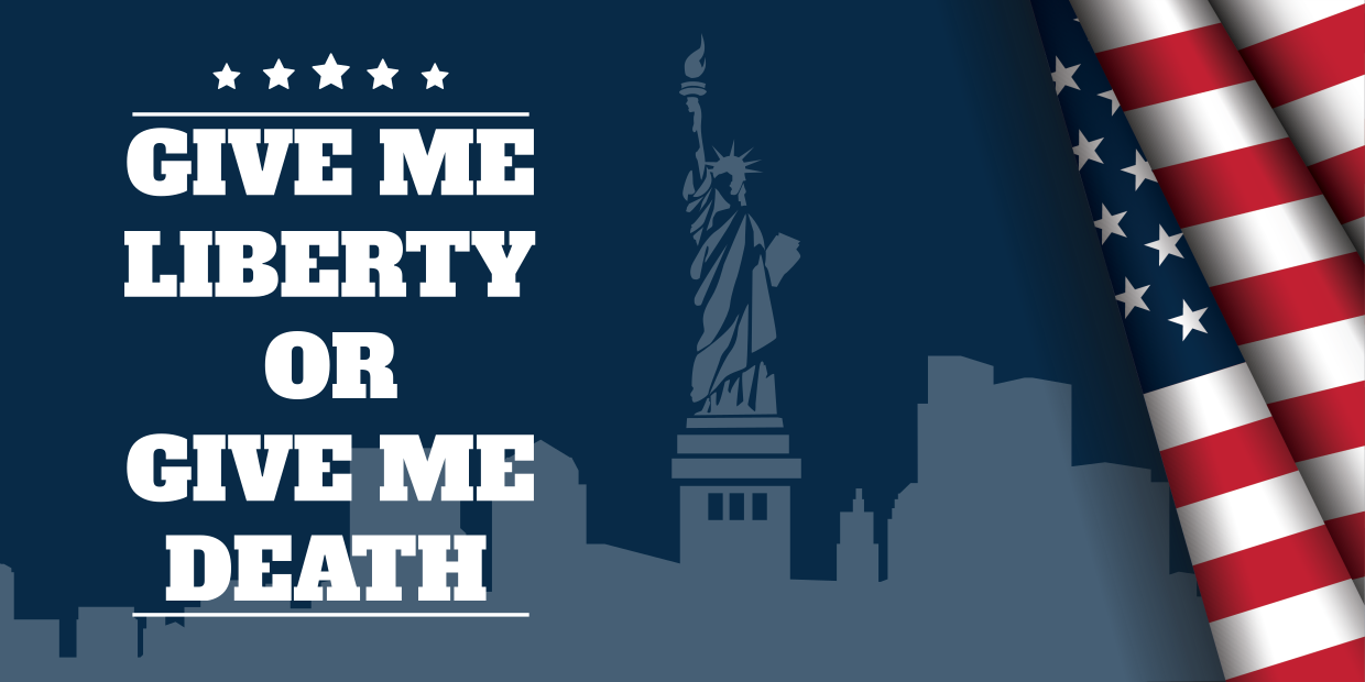 Statue of Liberty-Themed Decorative Quote Sign Template | Square Signs