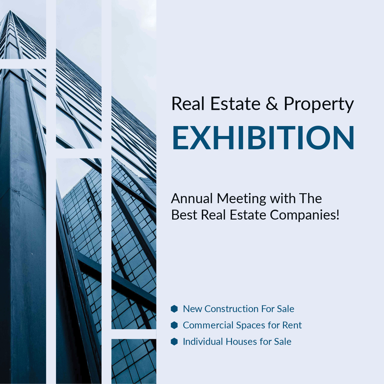 Real Estate and Property Exhibition Template | Square Signs