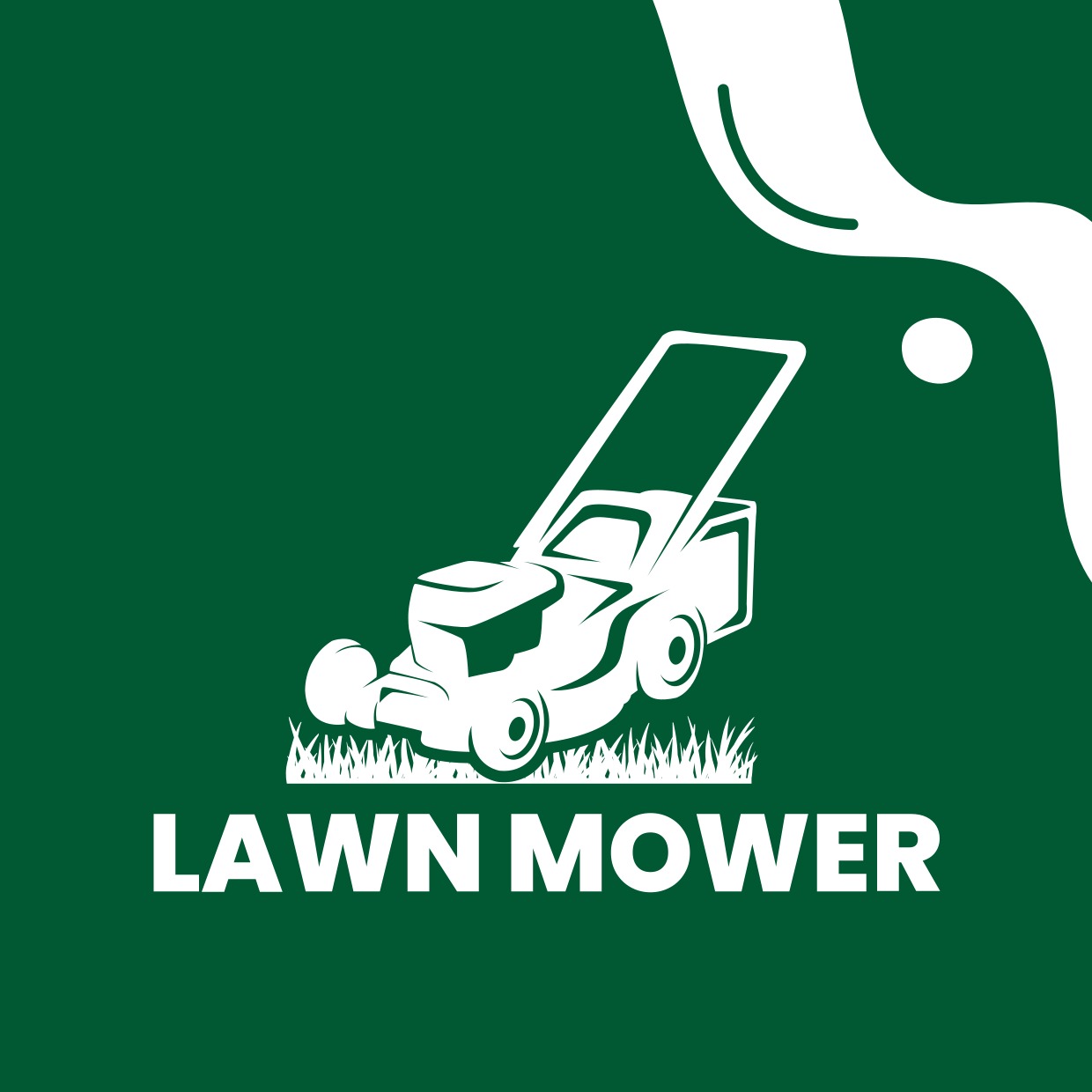 Lawn Mower Business Card Template | Square Signs