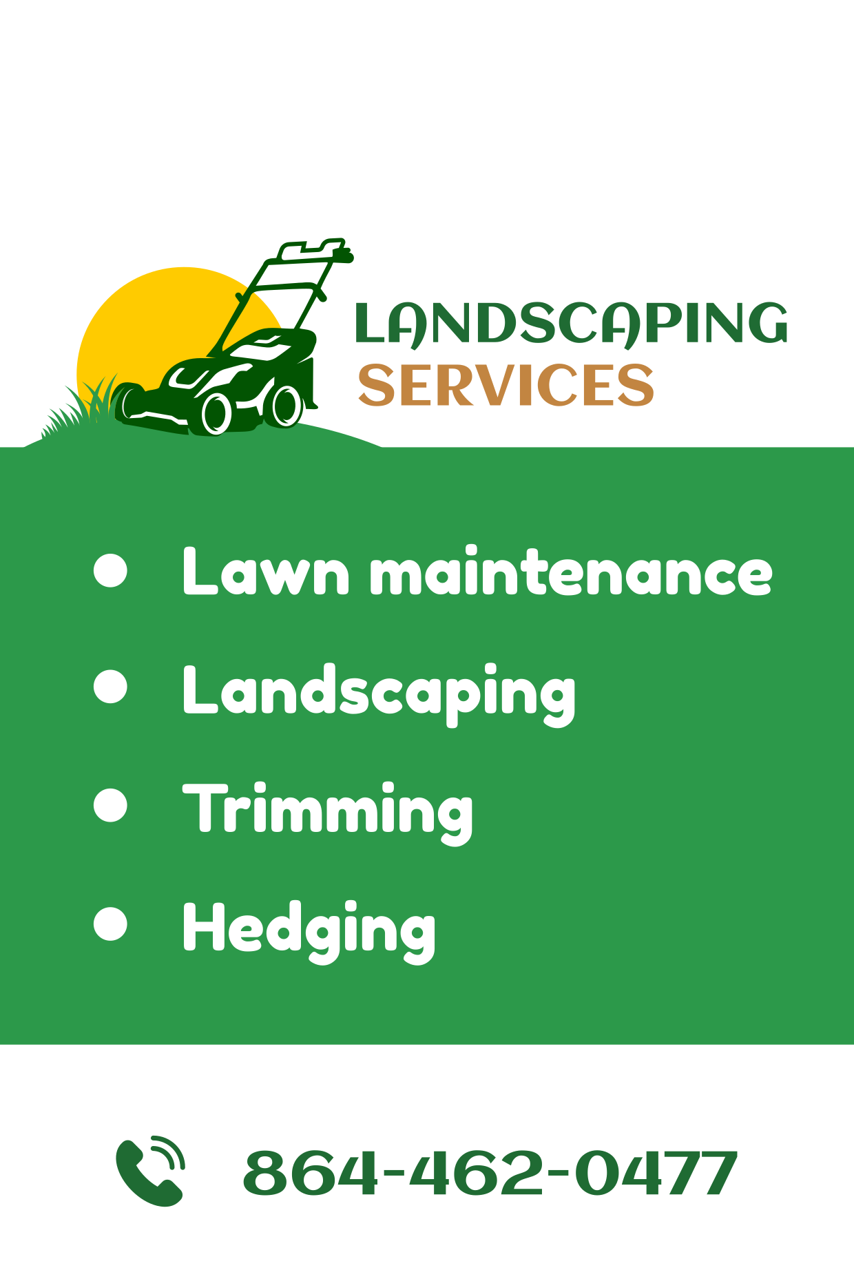 Landscaping Business Card Templates Landscaping Business Card Template