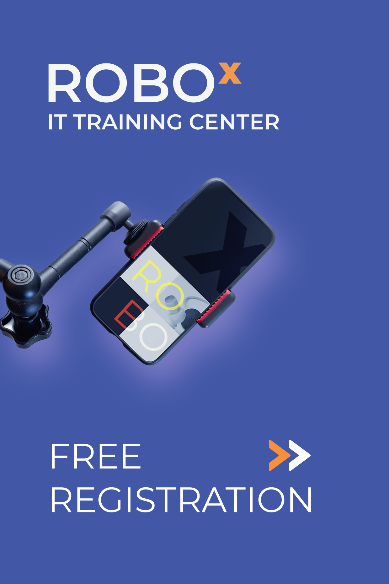 Vibrant Robo IT Training Center Sign Template | Square Signs