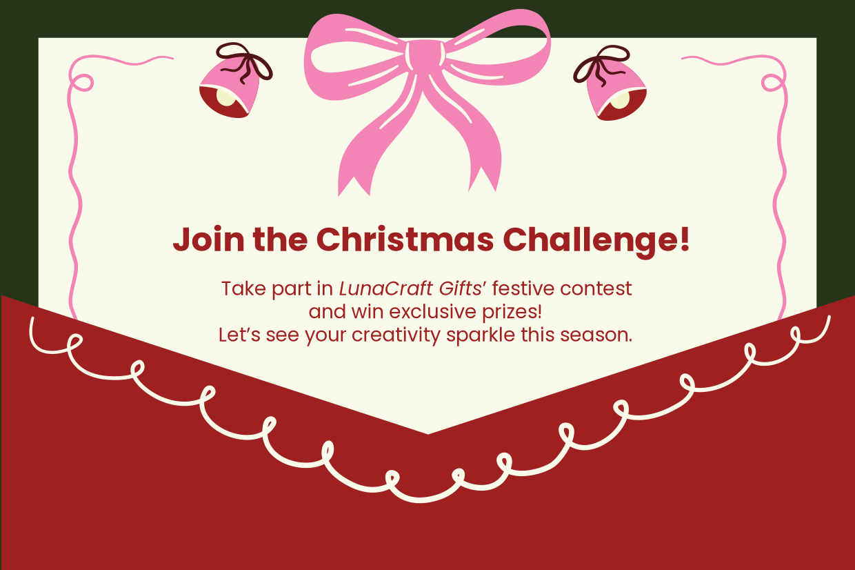 Christmas Challenge Event Sign Template | Square Signs