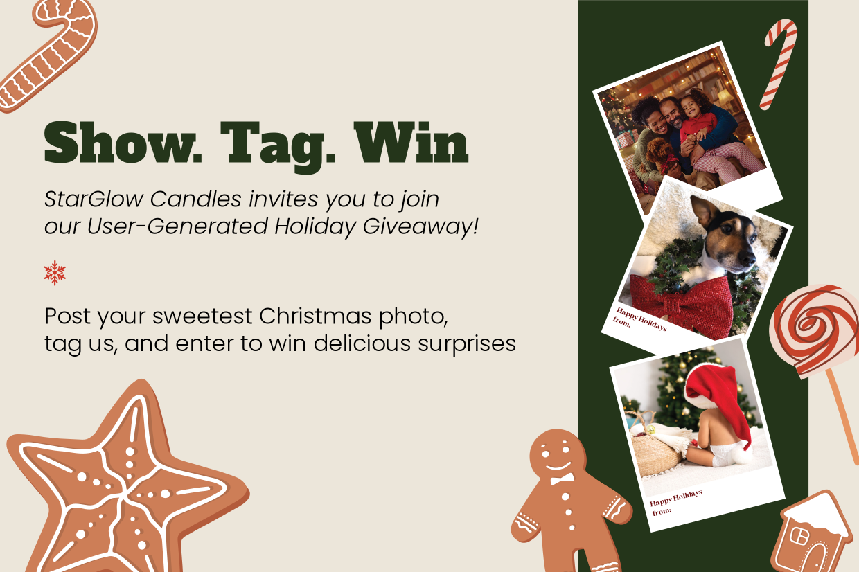 Show Tag Win Christmas User Content Contest Template | Square Signs