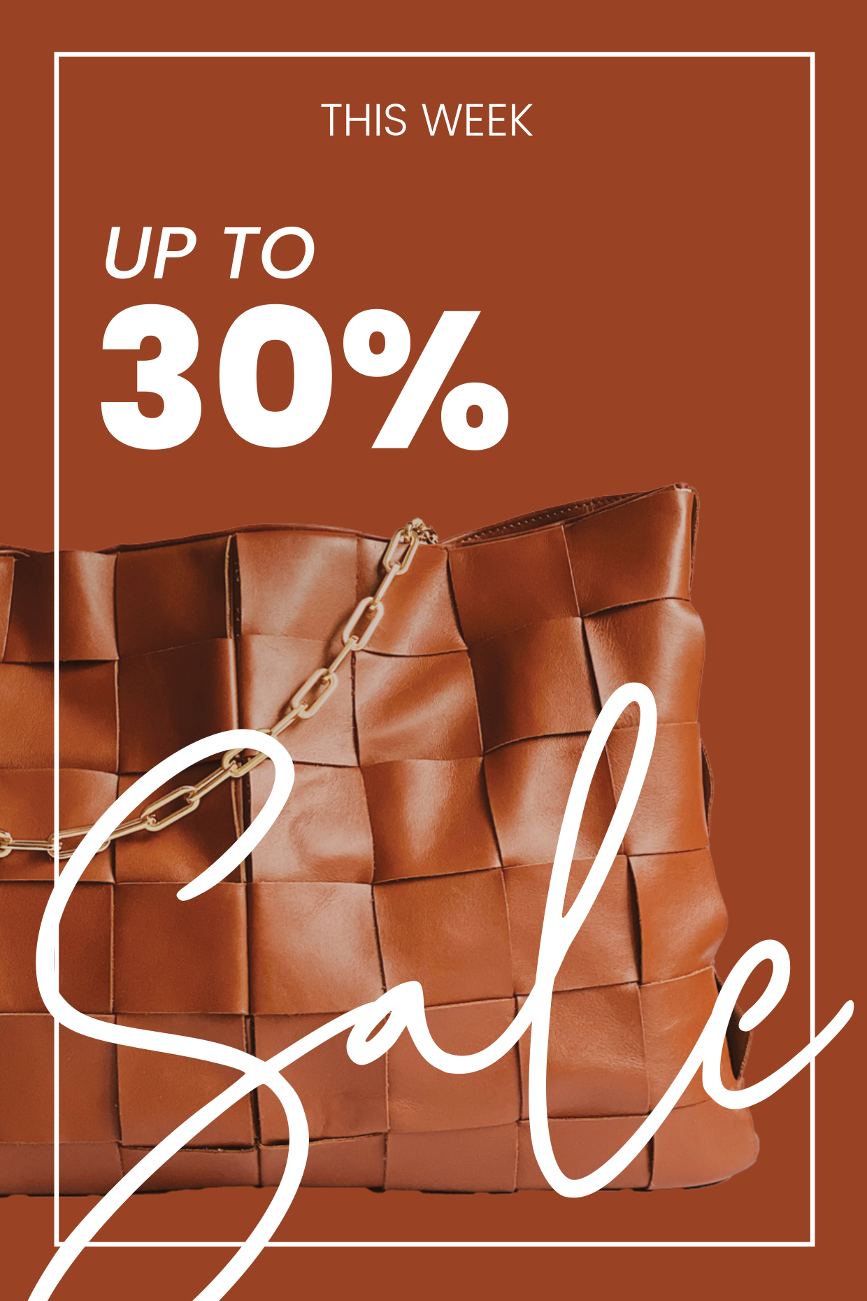 Weekly Sale Promotion Sign Template