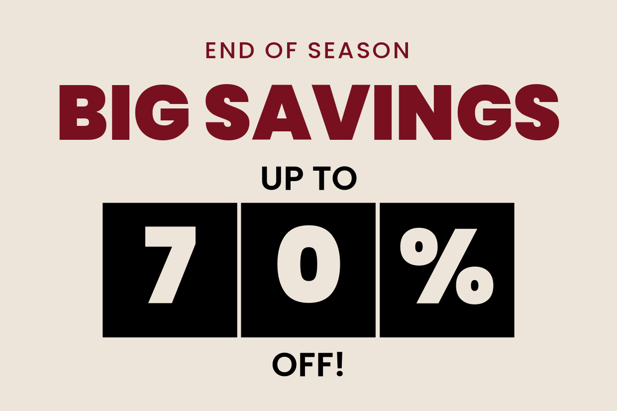 End of Season Big Savings Sign Template | Square Signs