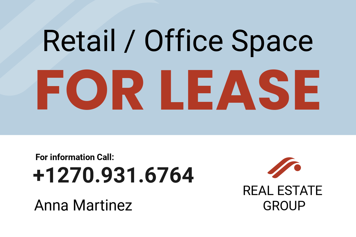 Commercial Space For Lease Sign Template | Square Signs