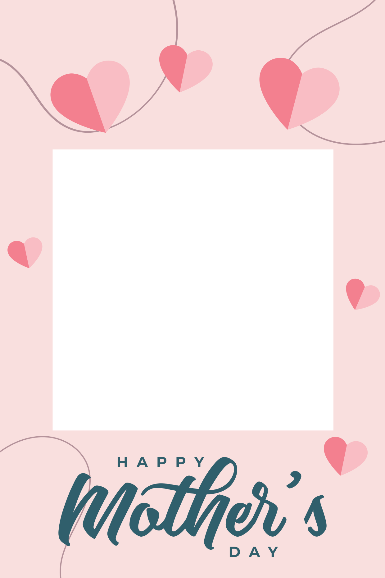 Happy Mother's Day Photo Frame Template | Square Signs