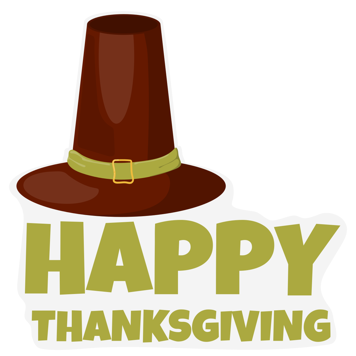 Custom Pilgrim Hat With a Note Template | Square Signs