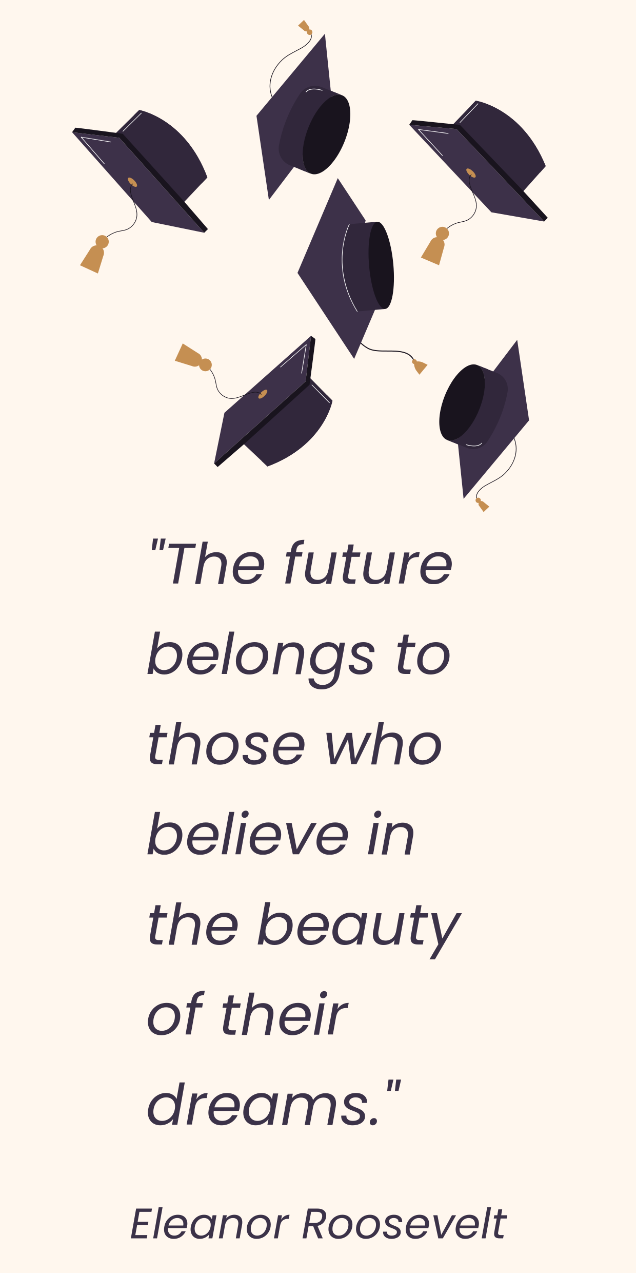 Graduation-Themed Quote Sign Template | Square Signs