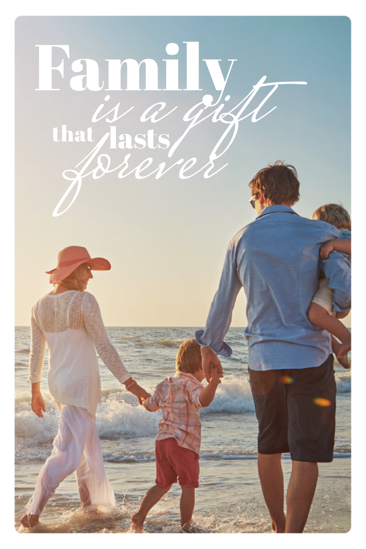 Heartwarming Family Playing Cards Template | Square Signs