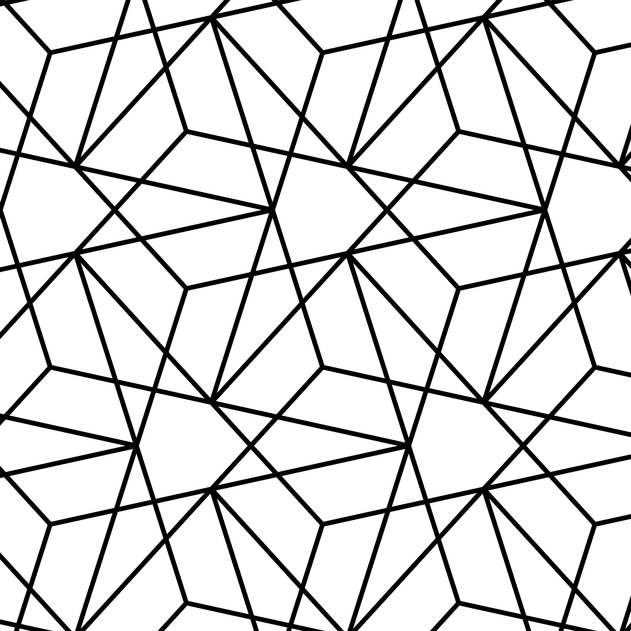 Black and White Geometric Art Sign Template | Square Signs