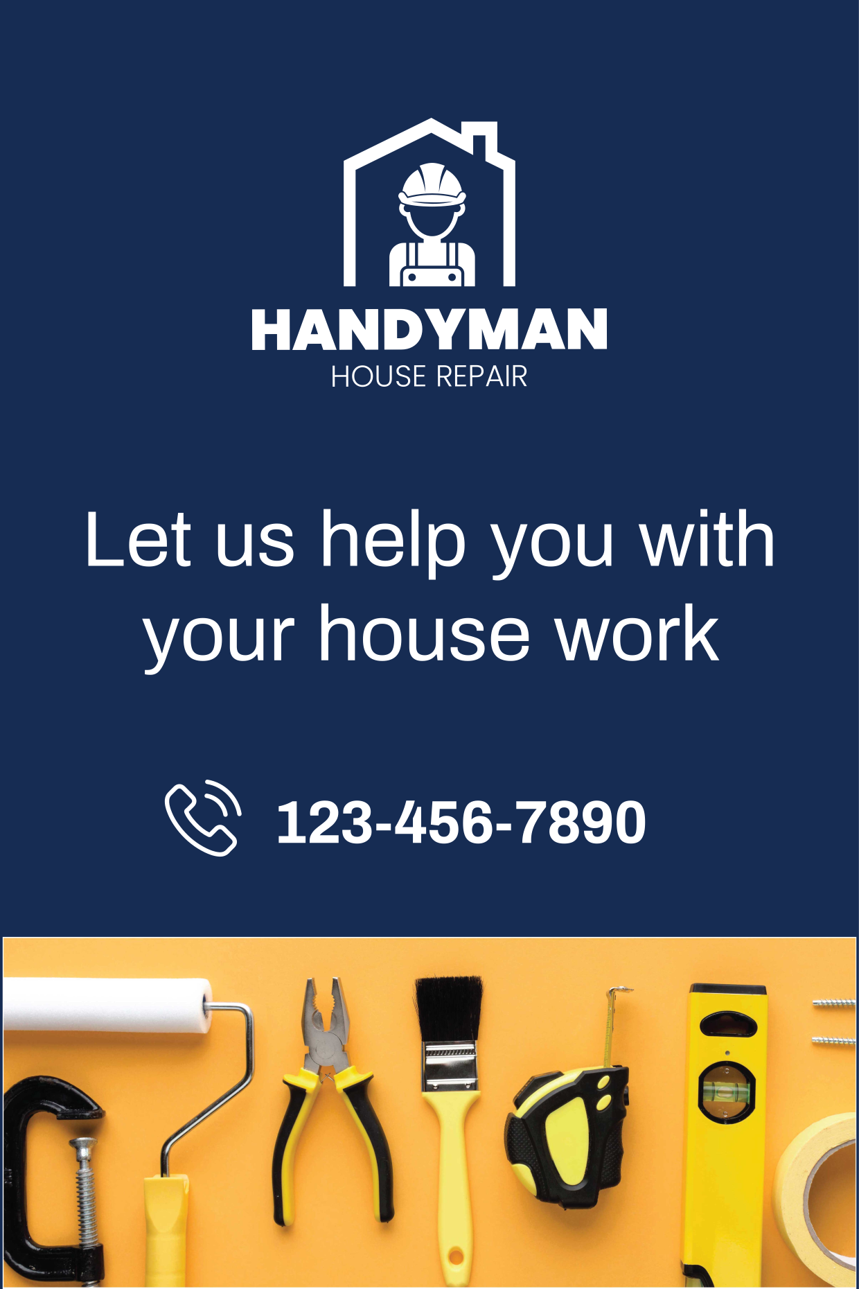 Handyman Service Advertising Sign Template | Square Signs