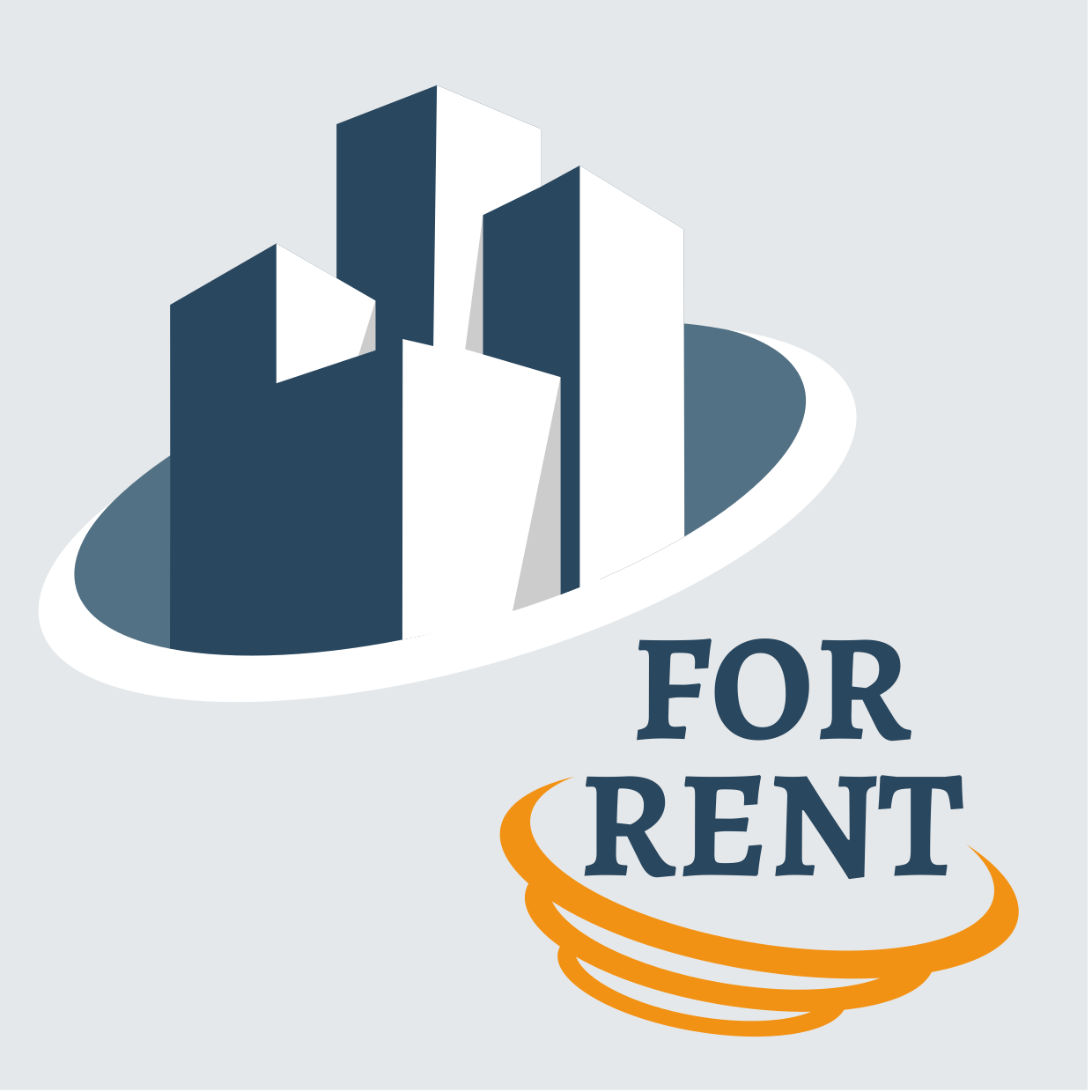 Modern High-Rise For Rent Property Template | Square Signs