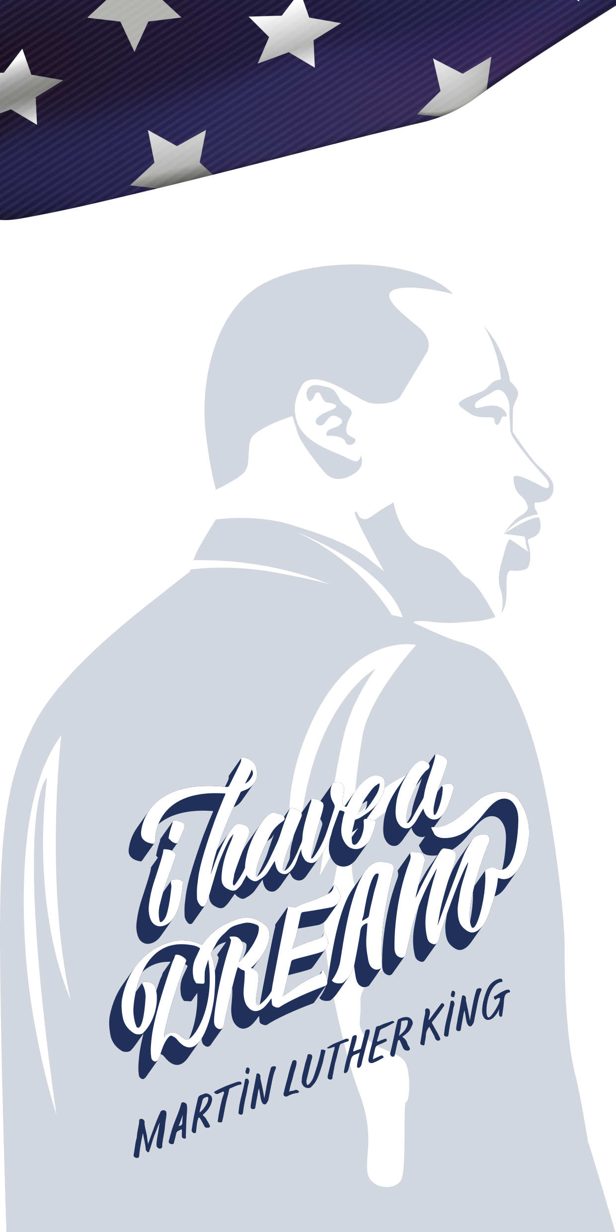 MLK Image and His Iconic Quote Sign Template | Square Signs