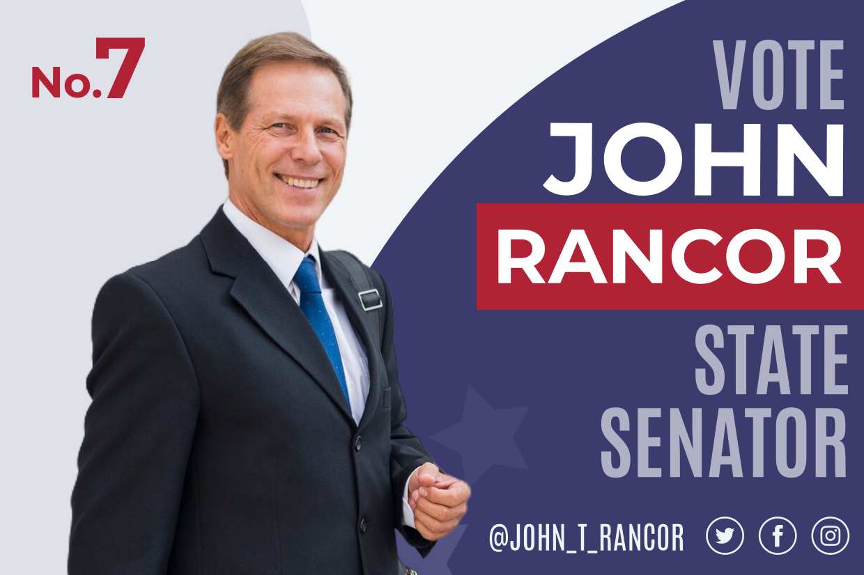 Red and Blue Political Sign Template | Square Signs