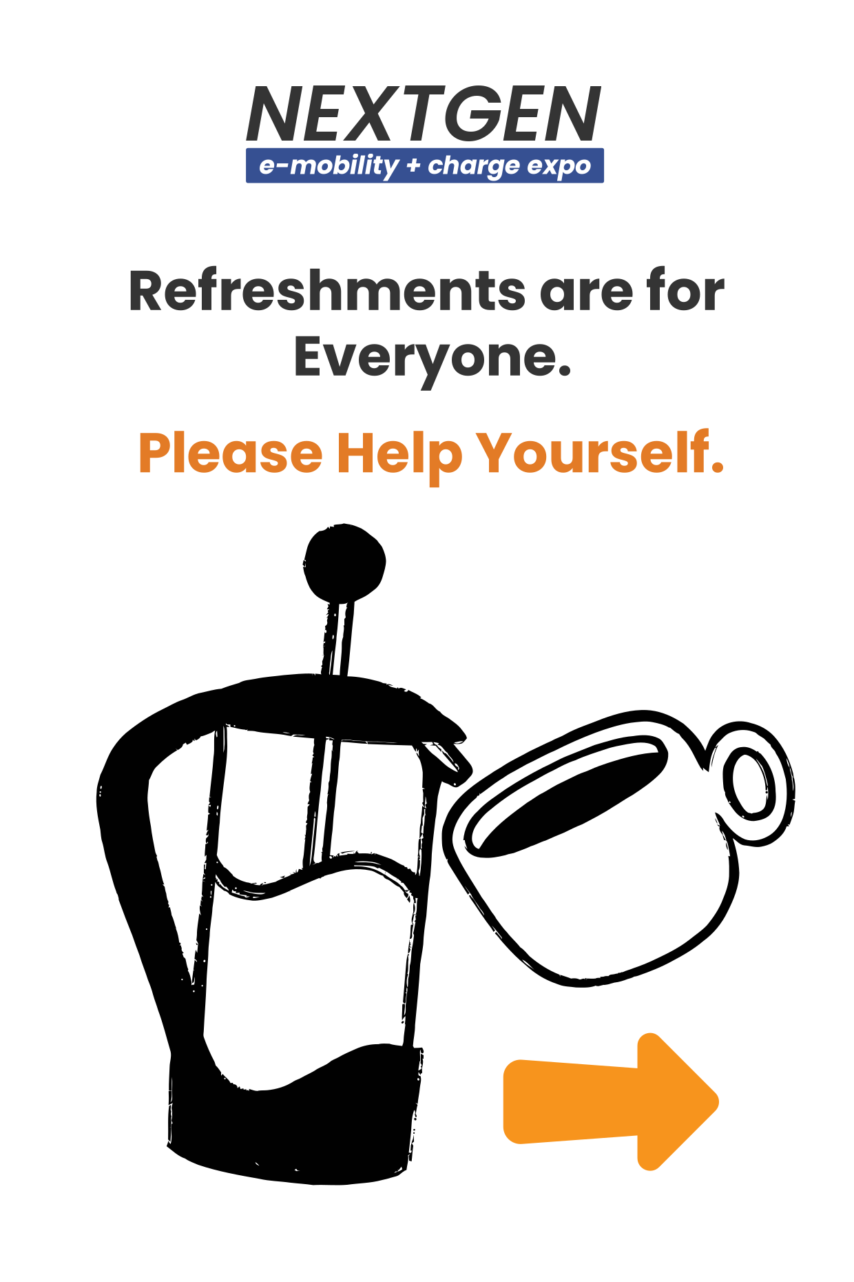 Coffee Station Self-Service Sign Template | Square Signs