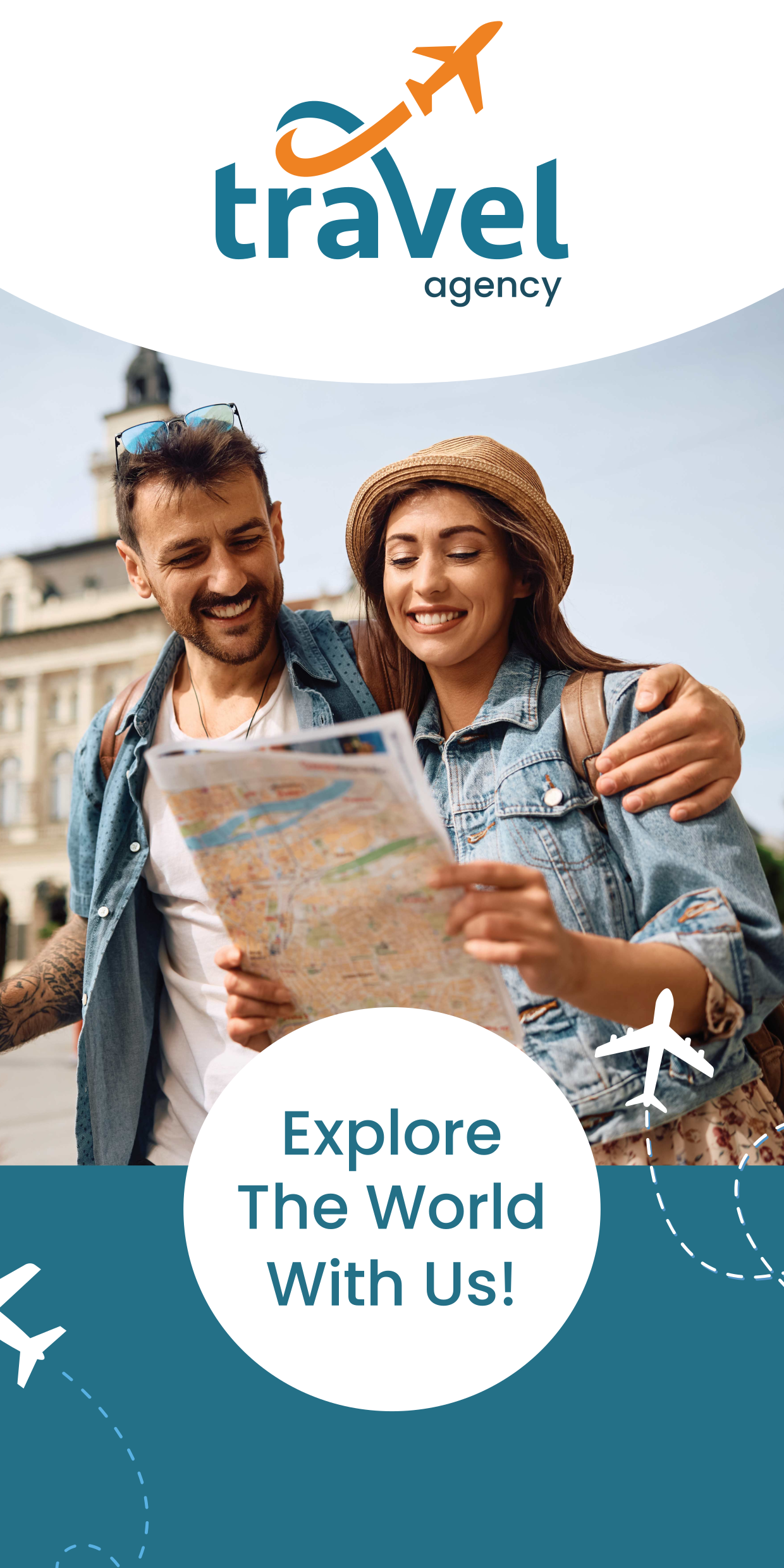 Inspiring Travel Agency Sign Template | Square Signs
