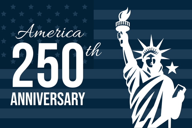 America 250 Liberty Sign Template