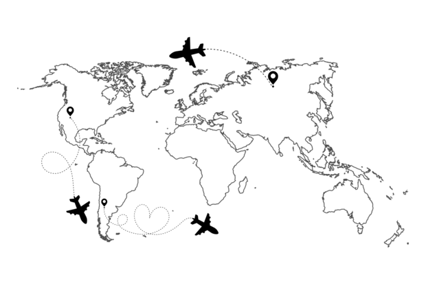 World Map Outline Template
